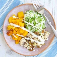 Autumn Rice Bowl - Make Healthy Easy - Jenna Braddock RD