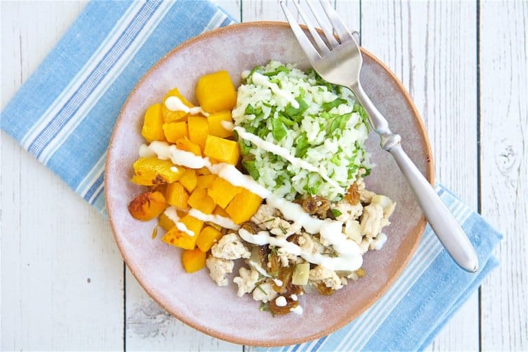 Autumn Rice Bowl - Make Healthy Easy - Jenna Braddock RD