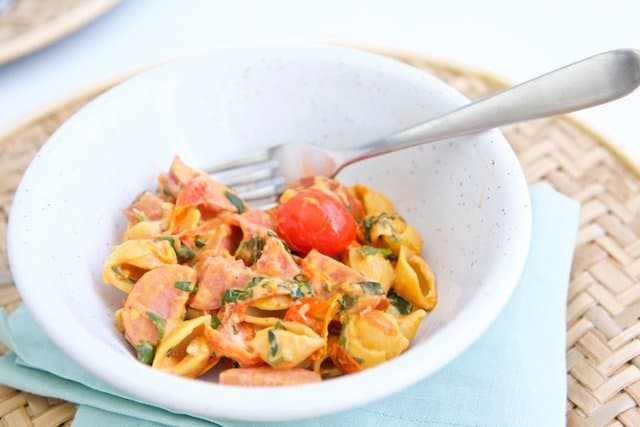 creamy tomato pasta half 10 - Make Healthy Easy - Jenna Braddock RD