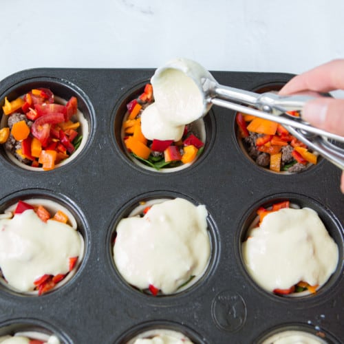 Ground Beef Sausage Mini Breakfast Pies - Make Healthy Easy - Jenna ...