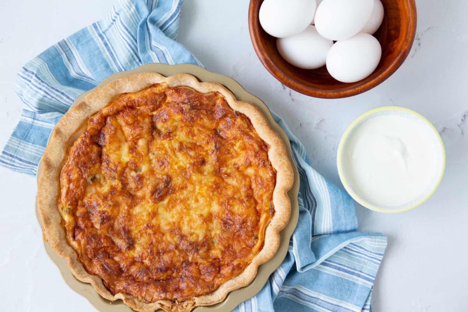 Easy Quiche Recipe With Greek Yogurt - Make Healthy Easy - Jenna ...
