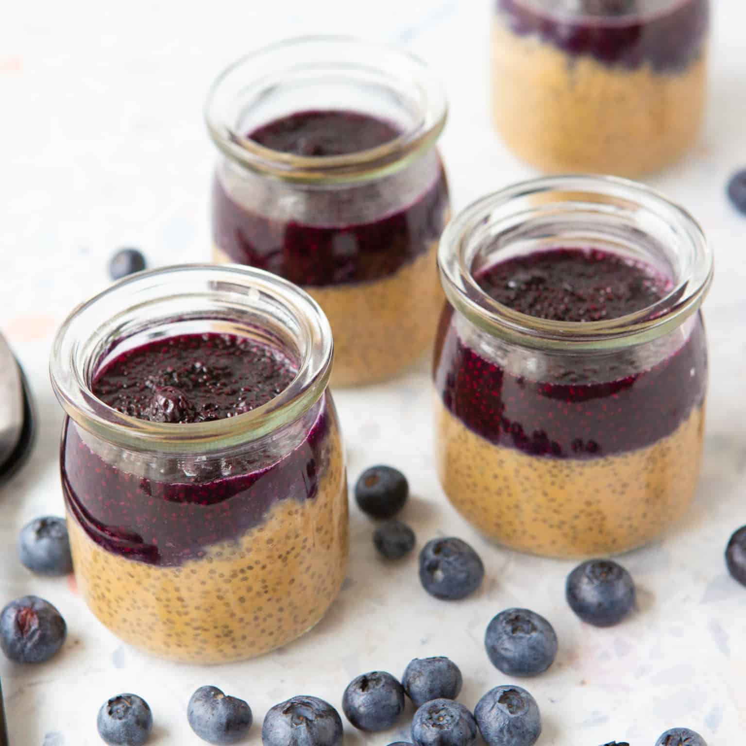 Easy 5 Ingredient Raspberry Chia Pudding - Make Healthy Easy - Jenna ...