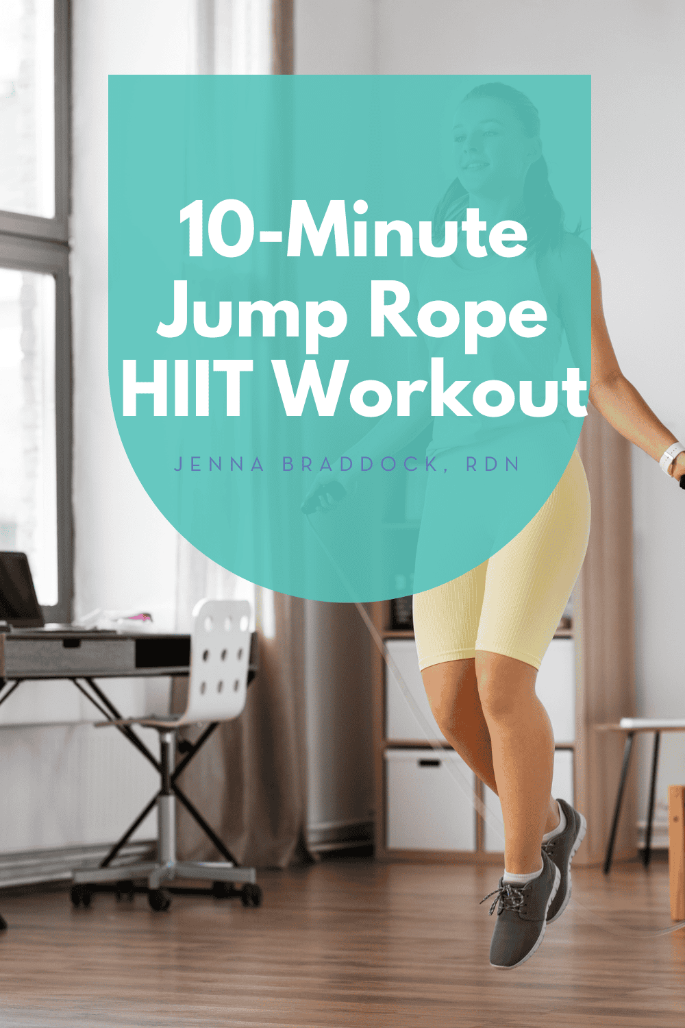 jump rope hiit workout - Make Healthy Easy - Jenna Braddock RD